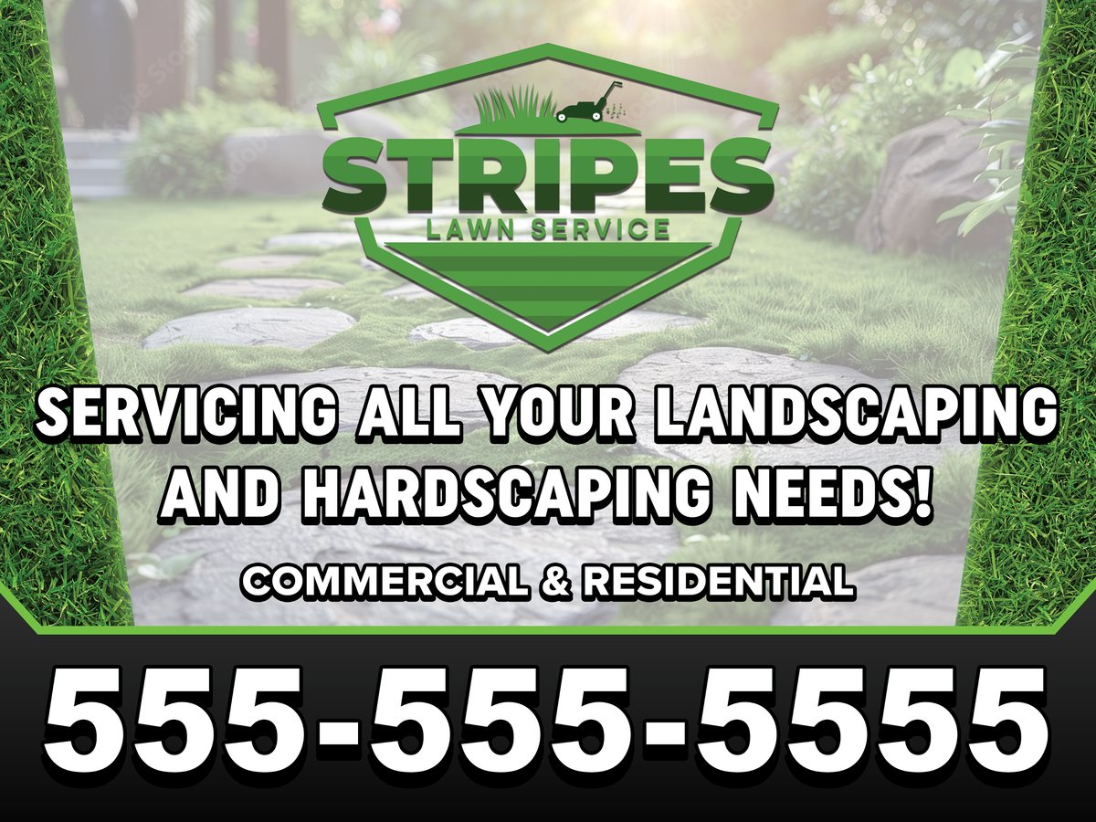 Landscaping - Yard Sign Templates (2025)